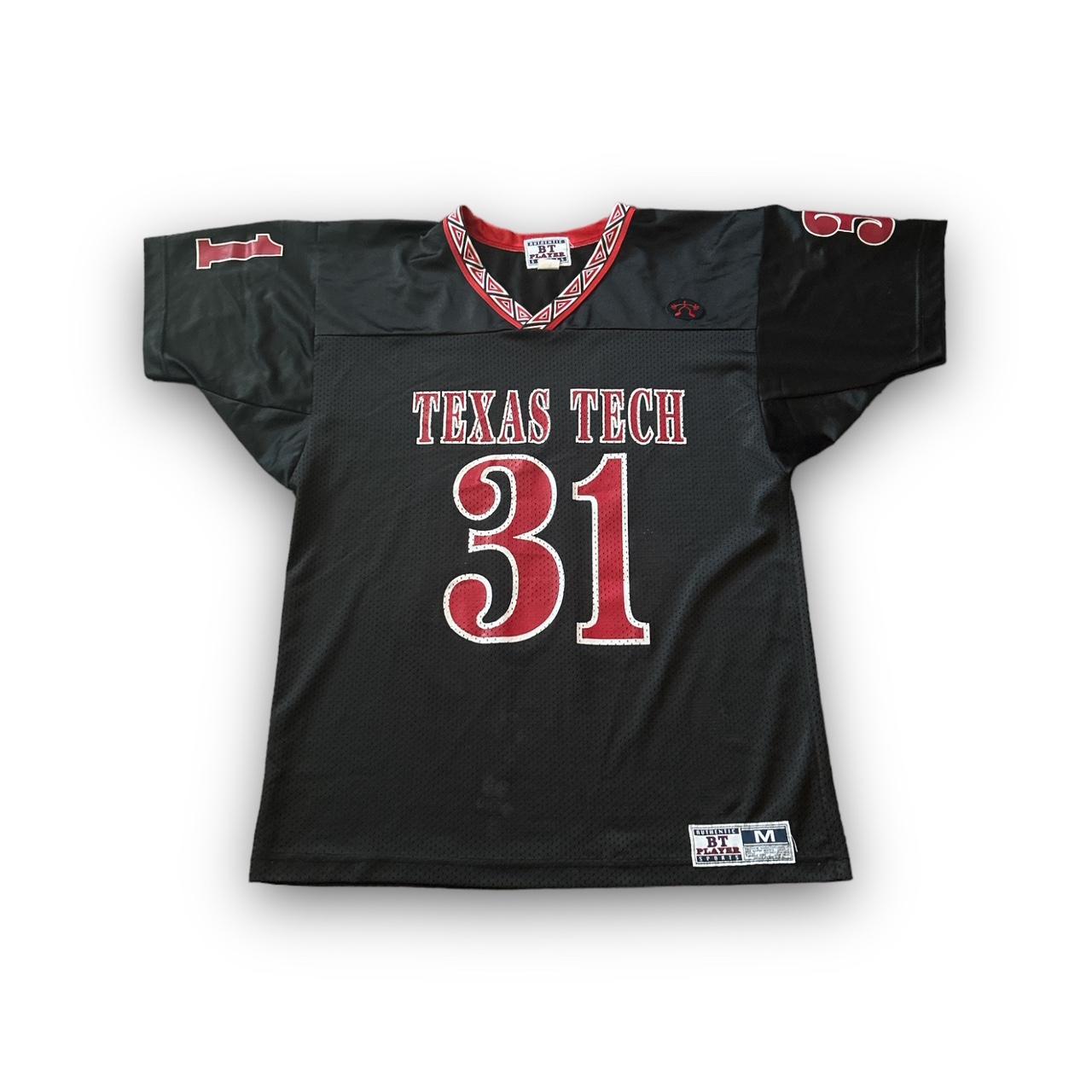 Vintage Texas tech red raiders football jersey... - Depop