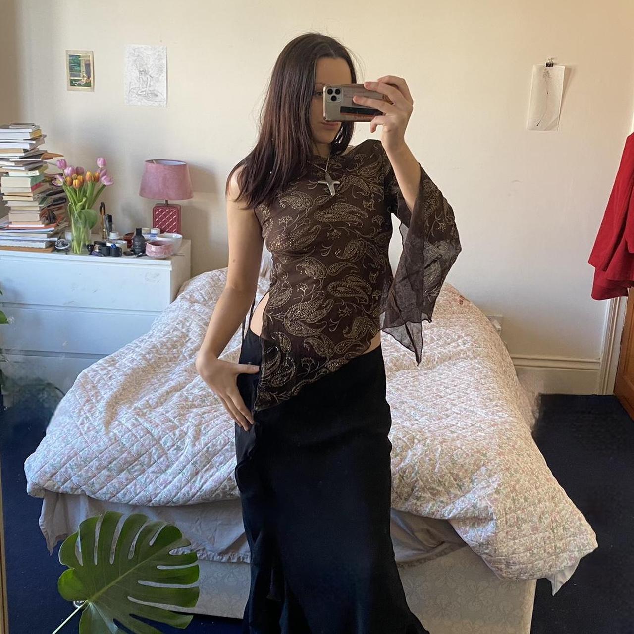 message if interested 2000s mesh top super unique... - Depop