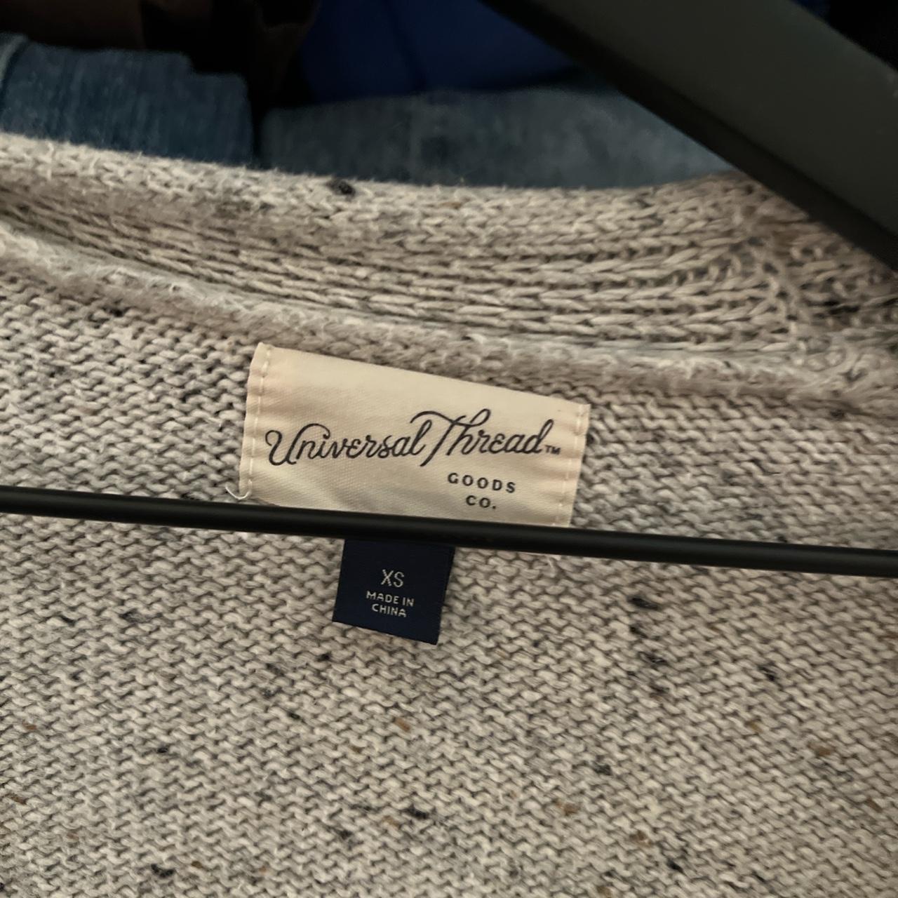 XS soft tarnished, gray cotton universal threads... - Depop