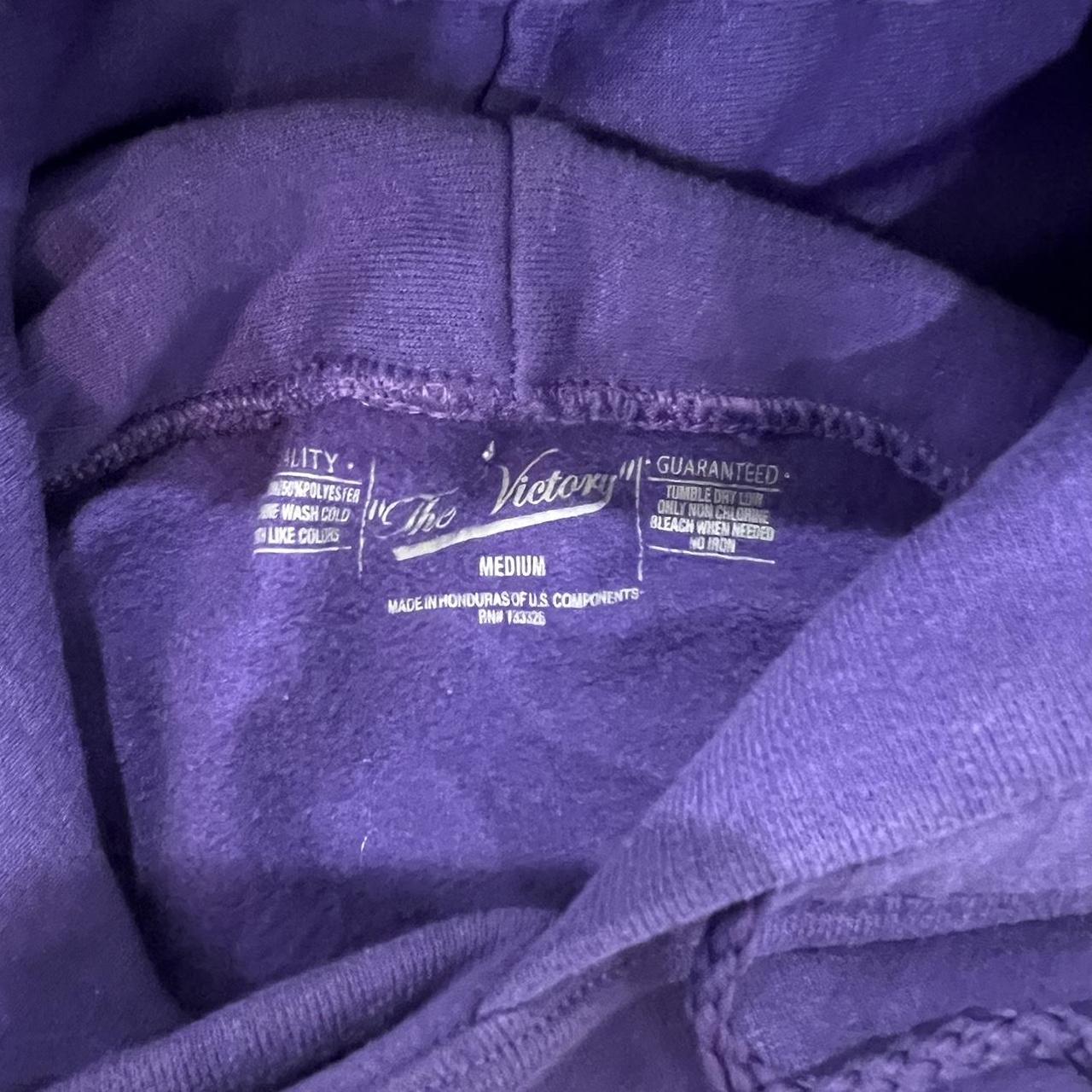 LSU purple and yellow hoodie - Depop