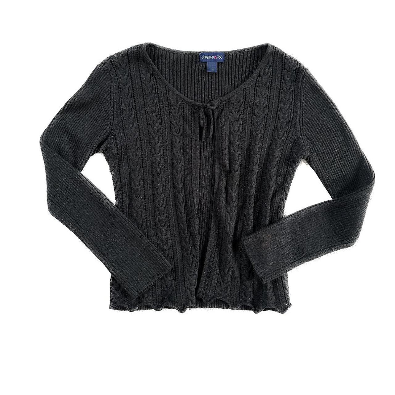 Y2k Limited too sweater with sparkle stitch Small... - Depop