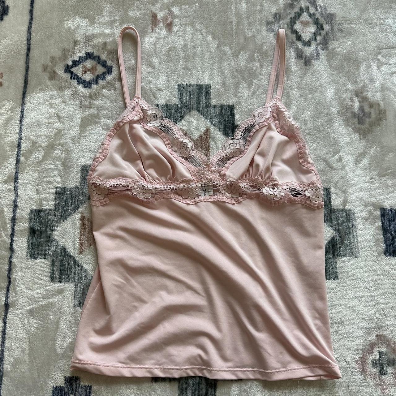 Vintage rampage lace trim tank top #y2k #90s... - Depop