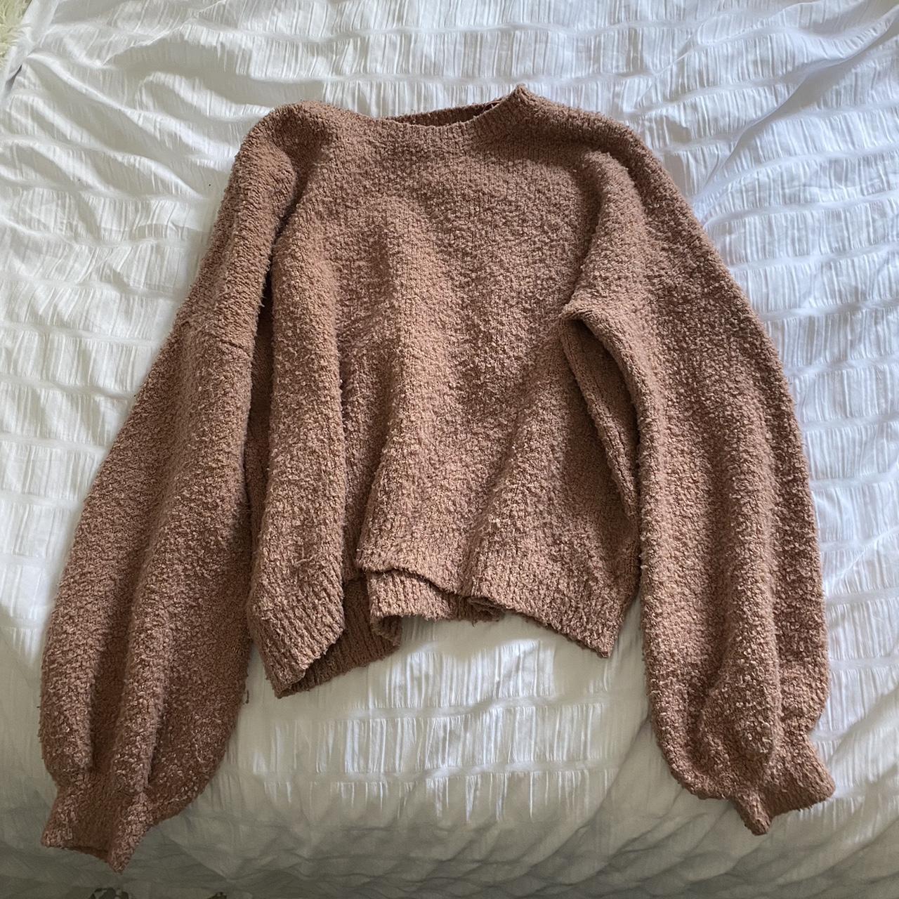 Pink Sweater -Hippie Rose Brand -Super thick and... - Depop