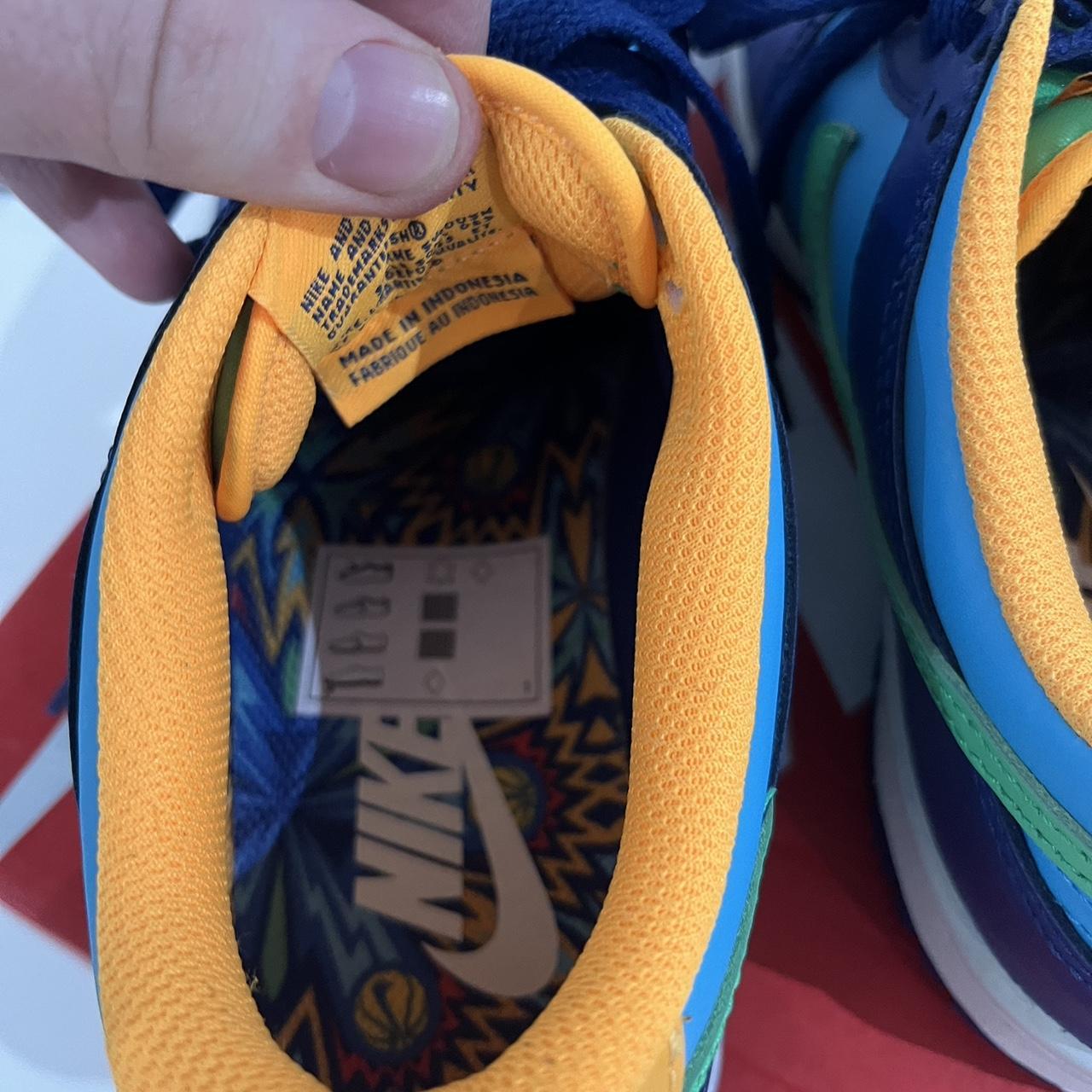 Nike Junior Dunk Low Trainer Baltic Blue / Electric... - Depop