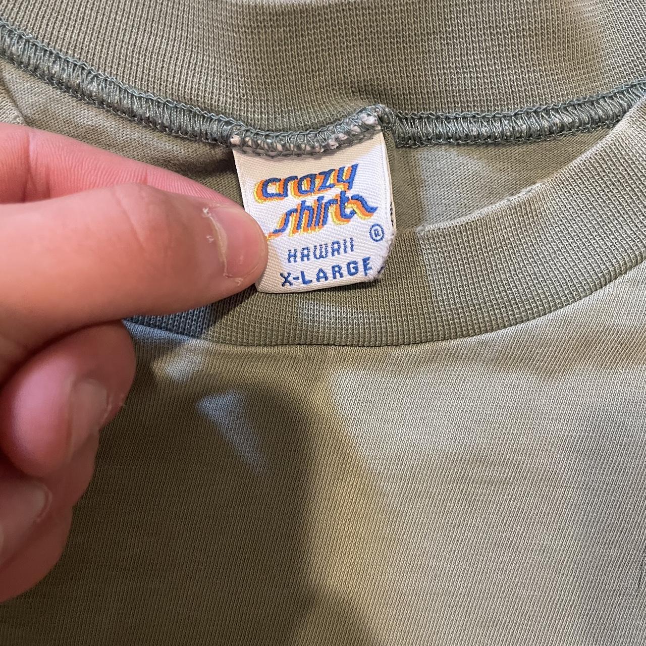 Crazy Shirts Men's Khaki T-shirt | Depop