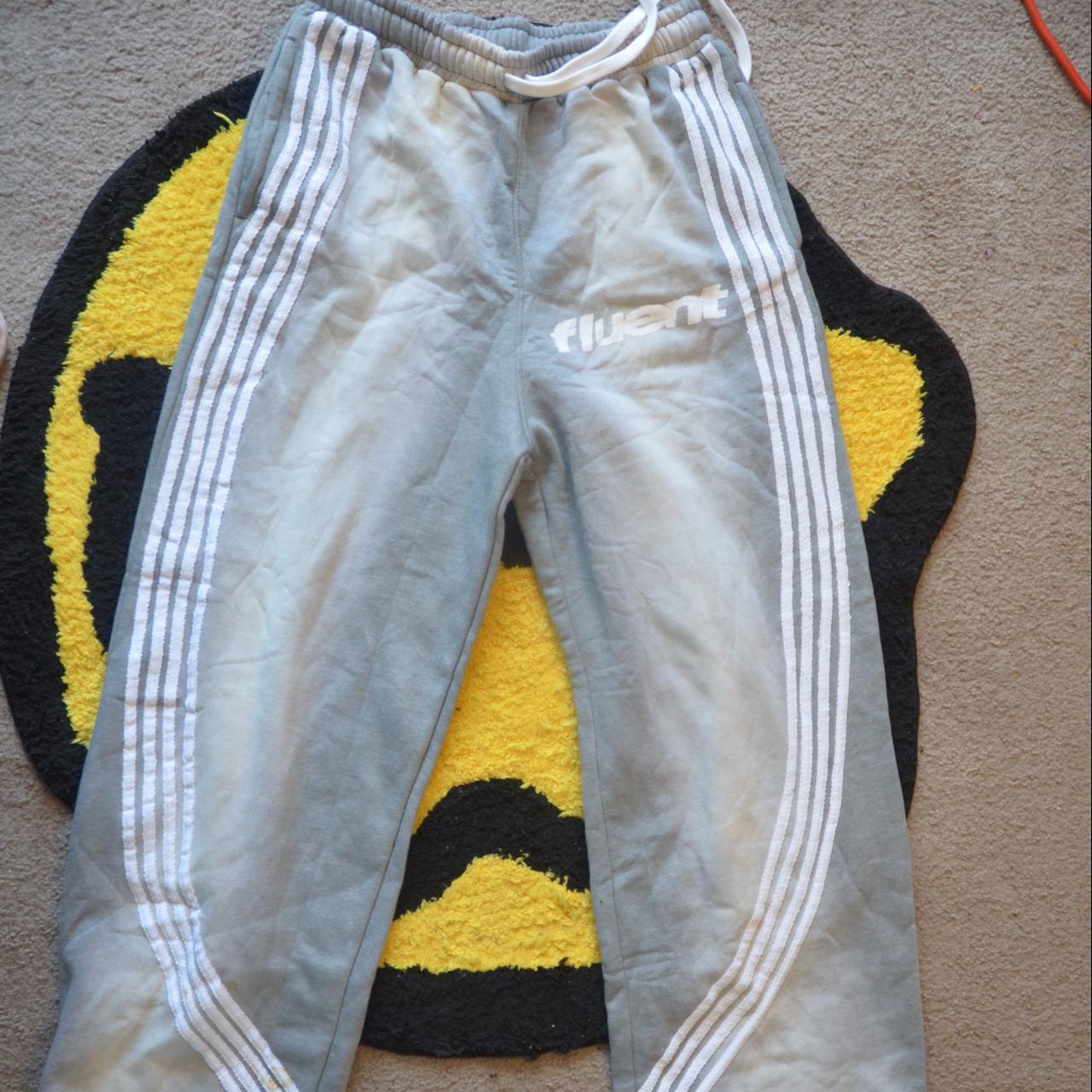 Fluent Grey Ombre Sweatpants - Depop