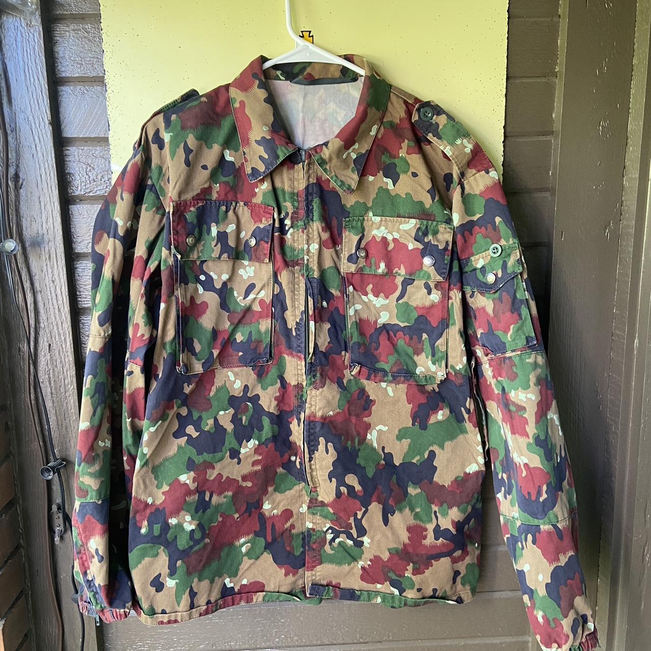 Vintage Swiss Taz 83 “Alpenflage” Surplus... - Depop