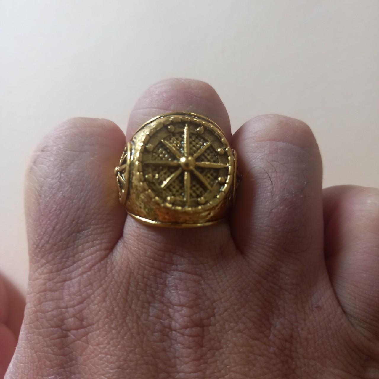 Compass statement ring Size 19.5mm 1 ring... - Depop