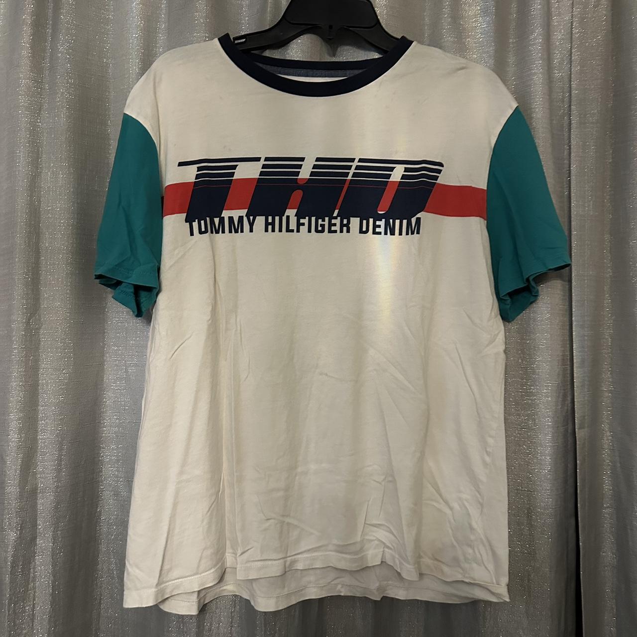 men’s tommy hilfiger denim t-shirt #tommy #tommydenim - Depop