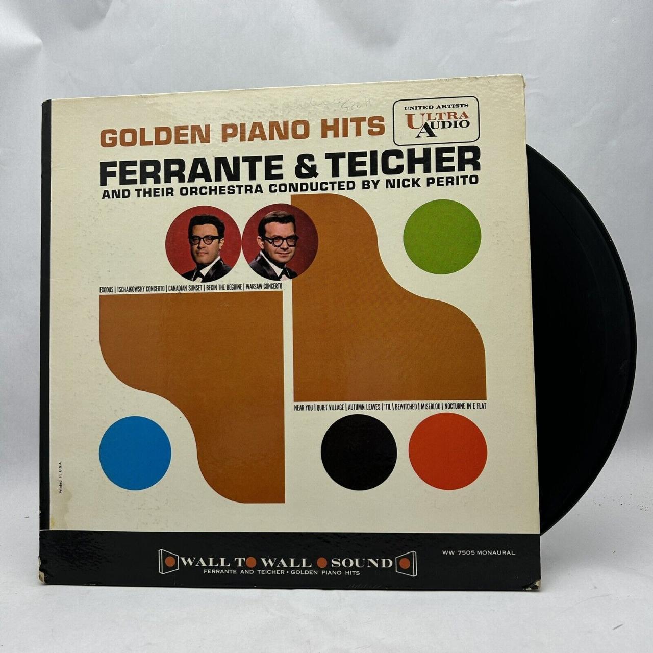 Golden Piano Hits Ferrante & Teicher Vinyl LP Record... - Depop