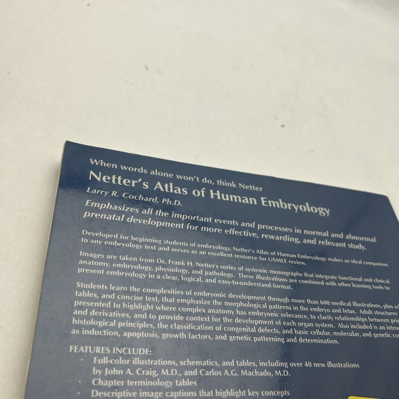 Netter's Atlas of Human Embryology, 1e (Netter Basic... - Depop