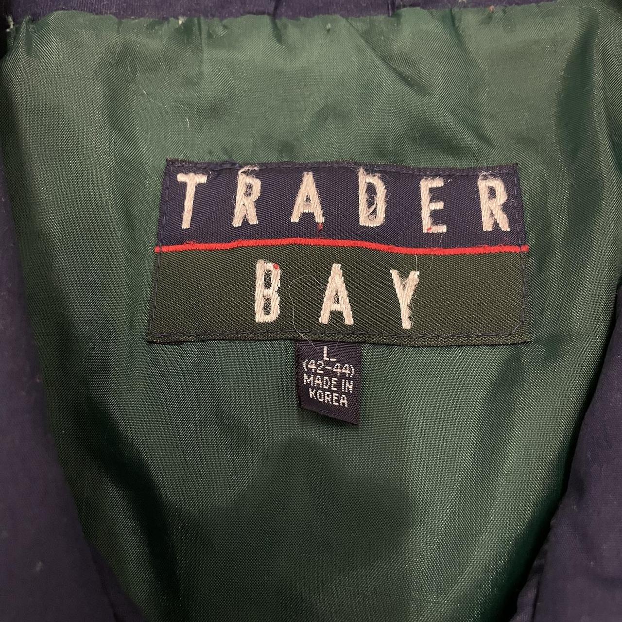 VTG TRADER BAY GREEN ZIP UP COLLARED GOLF RAIN... - Depop