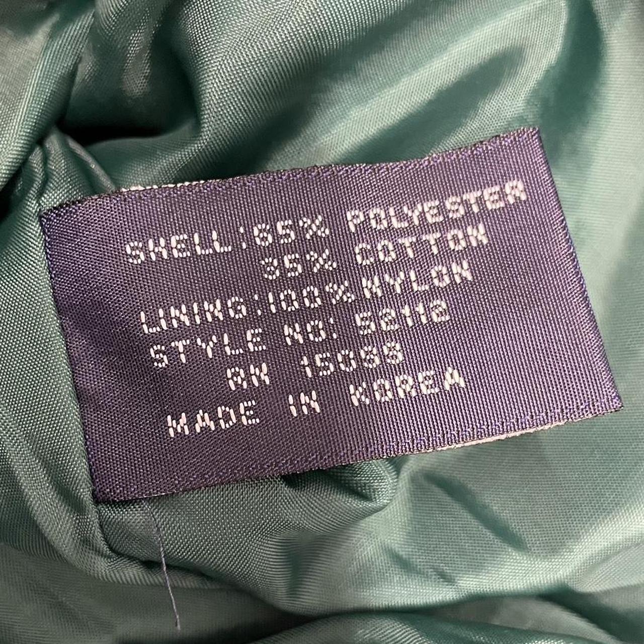 VTG TRADER BAY GREEN ZIP UP COLLARED GOLF RAIN... - Depop