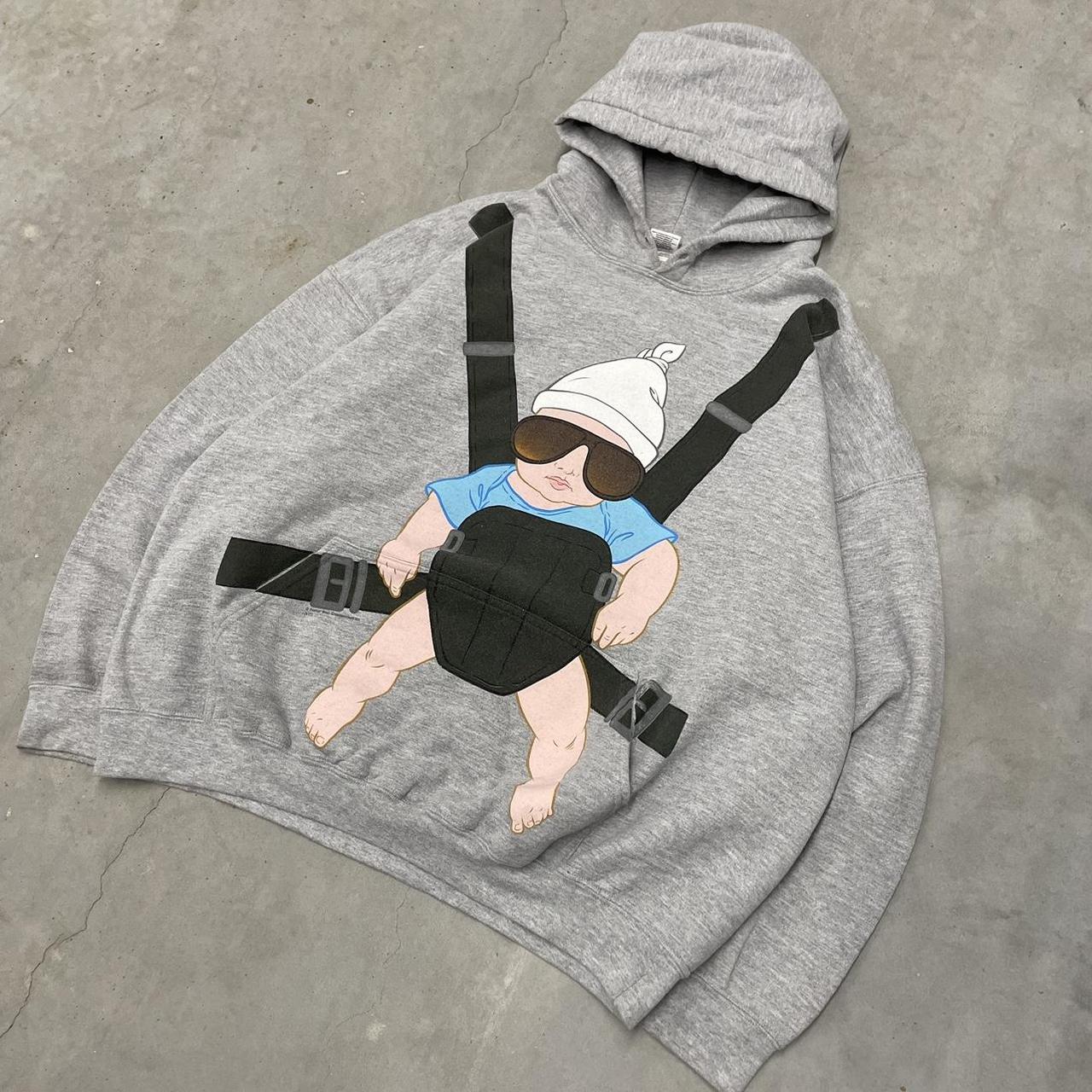 WARNER BROS HANGOVER MOVIE BABY STRAP GRAPHIC... | Depop