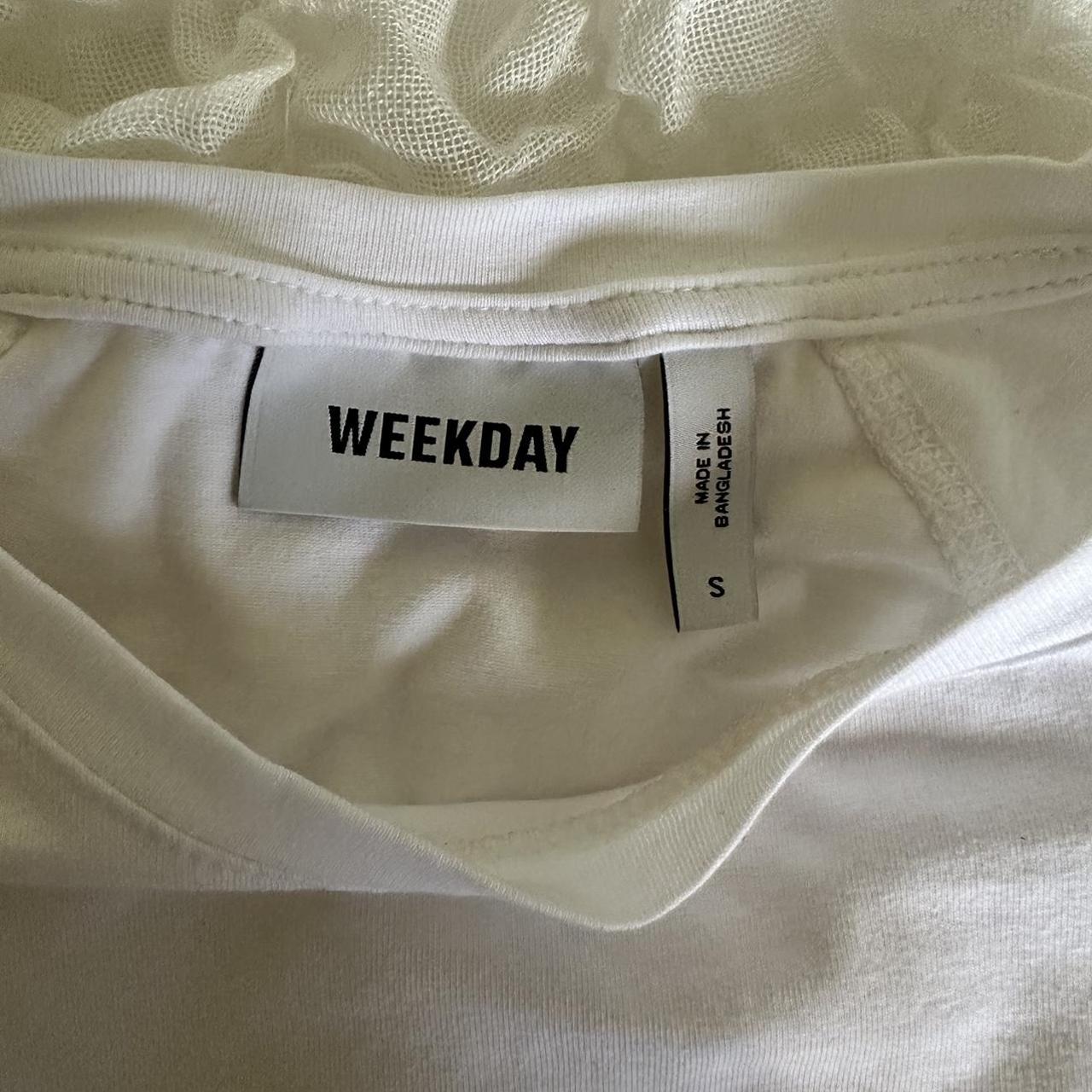 So so flattering weekday baby T with frilly arms!!... - Depop