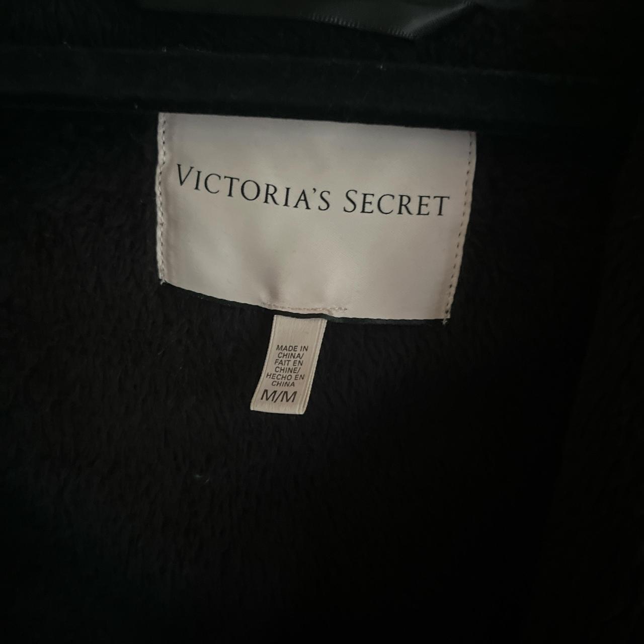 Victoria secret black dressing gown No flaws - Depop