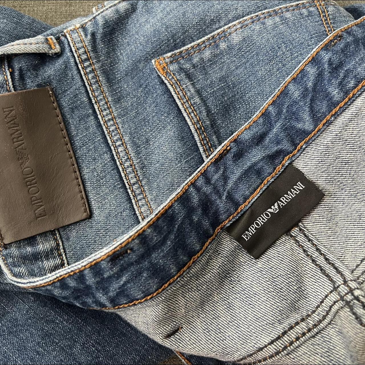 Mens blue Armani Jeans, AJ Jeans, W36 L34, Worn,... - Depop