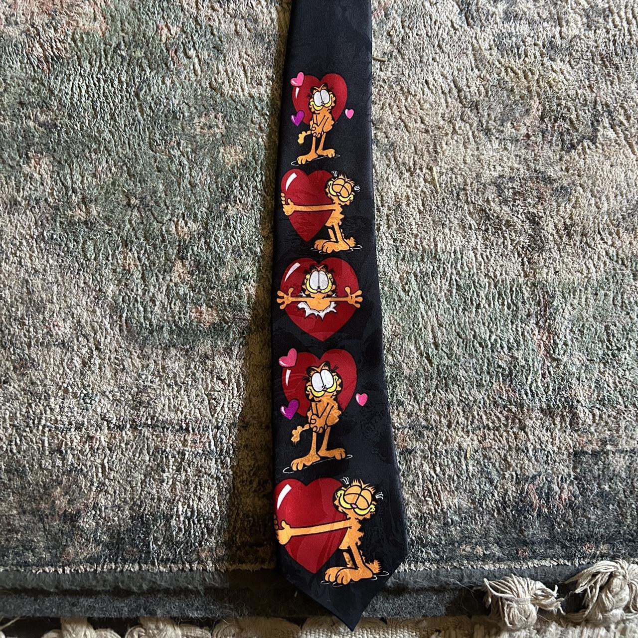 Garfield Hearts Tie #tie #garfield - Depop