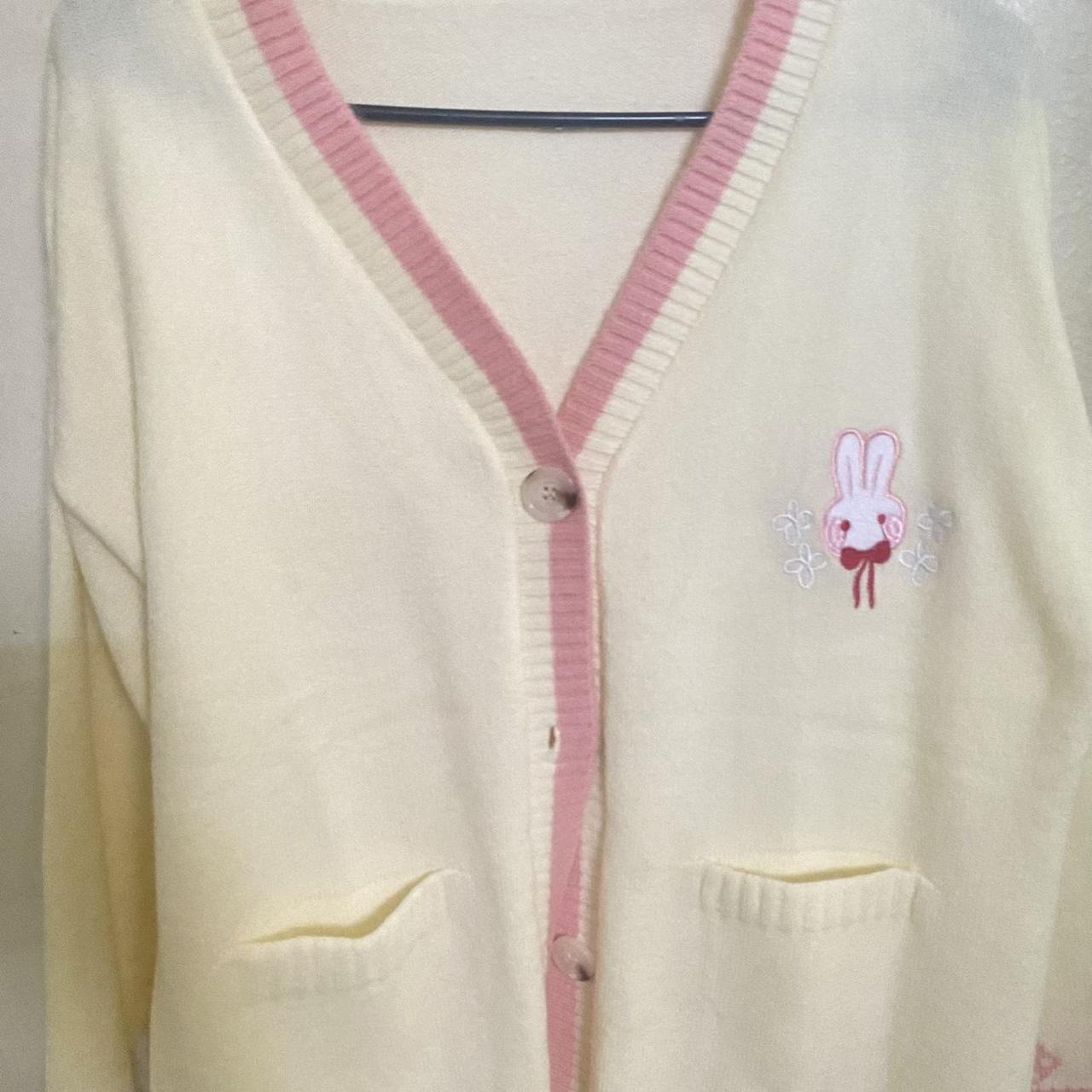 bunny cardigan tags #cutecore #kawaii #kogal #gyaru | Depop