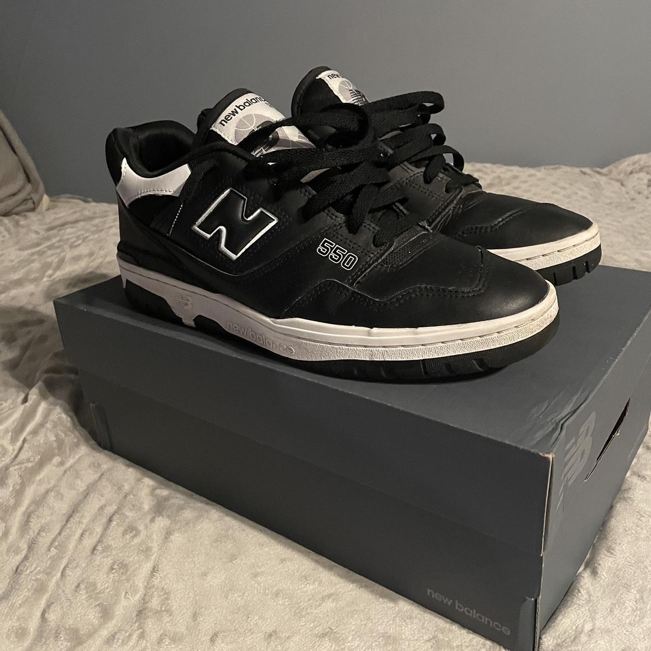 New balance 550 black, white #sneakers - Depop