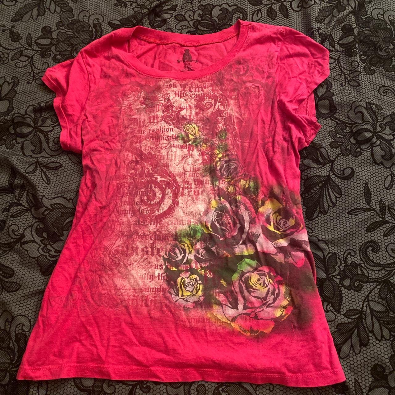 Pink graphic tee Size M Super cute and comfortable... - Depop