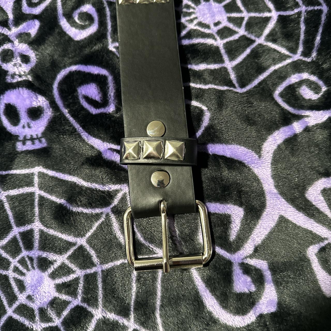 Hot topic studded belt. Size large doesn’t fit me - Depop