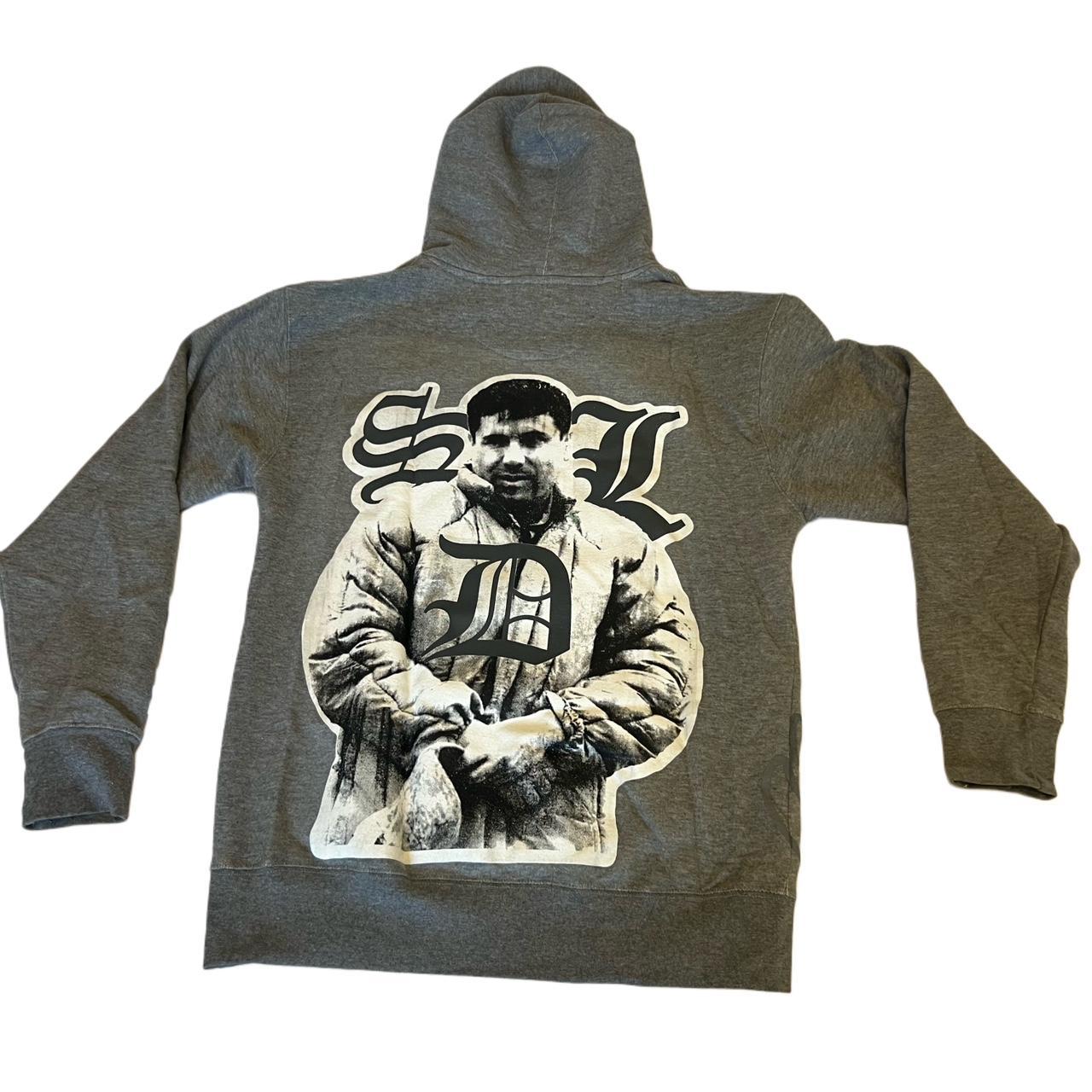 Dark Grey Skysdalimit SDL Chapo Hoodie #streetwear... | Depop