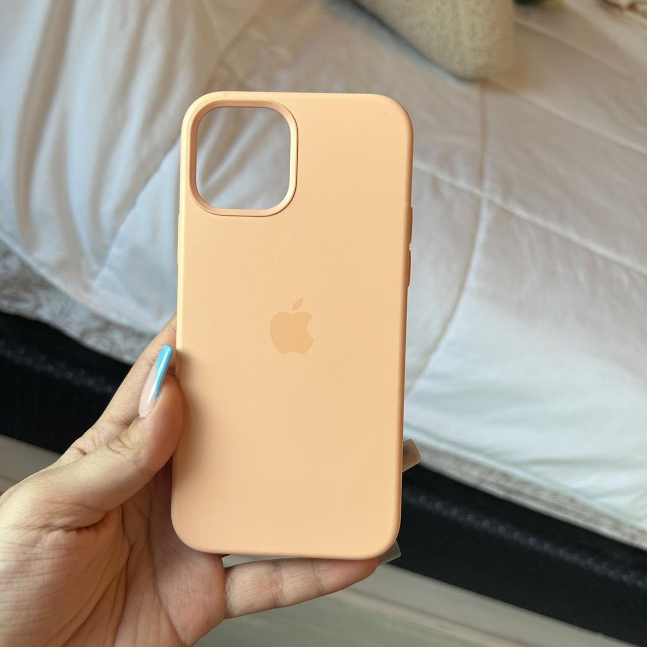 Papaya orange silicone apple case 🍊 (Not authentic)... - Depop
