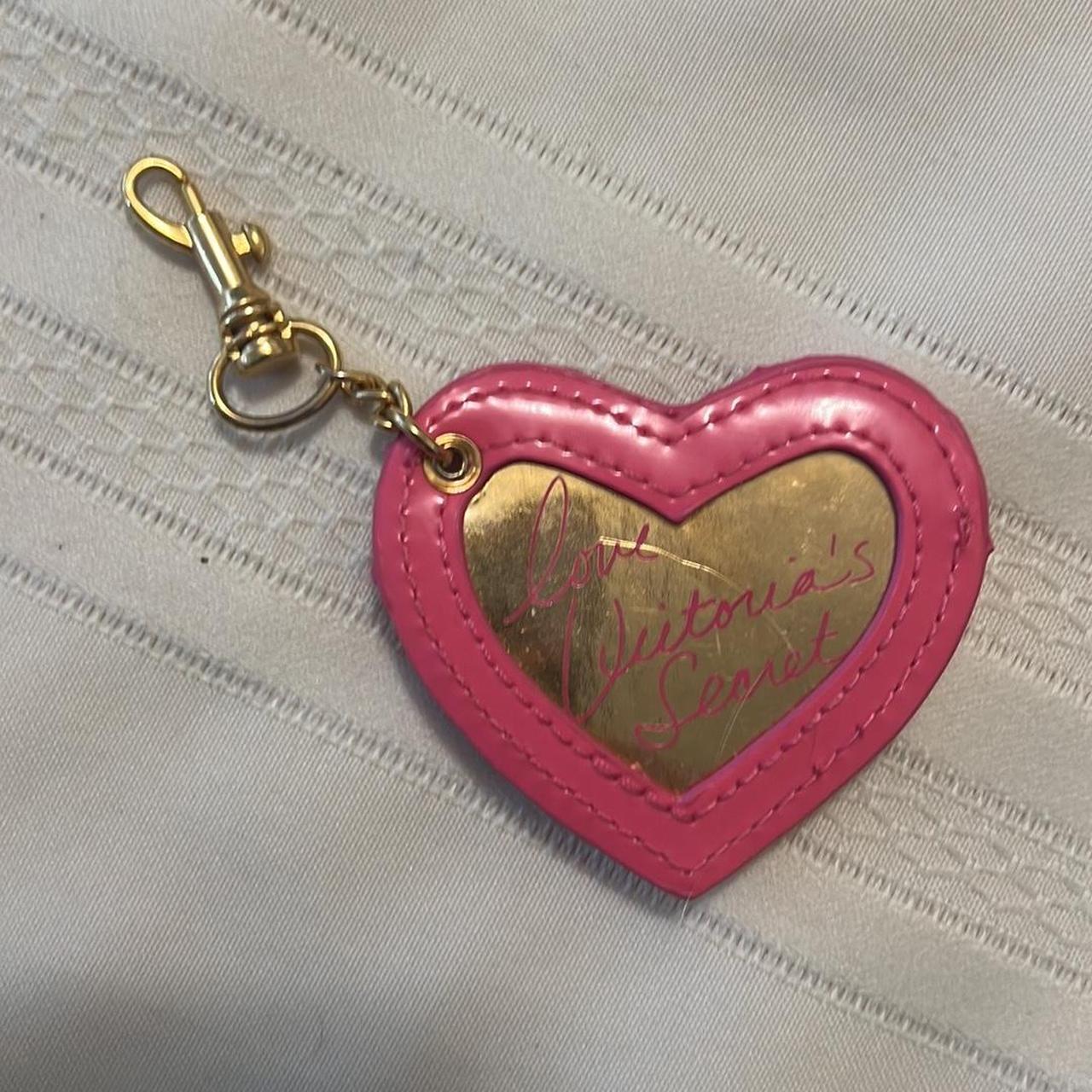 Victoria’s Secret, pink heart keychain - Depop