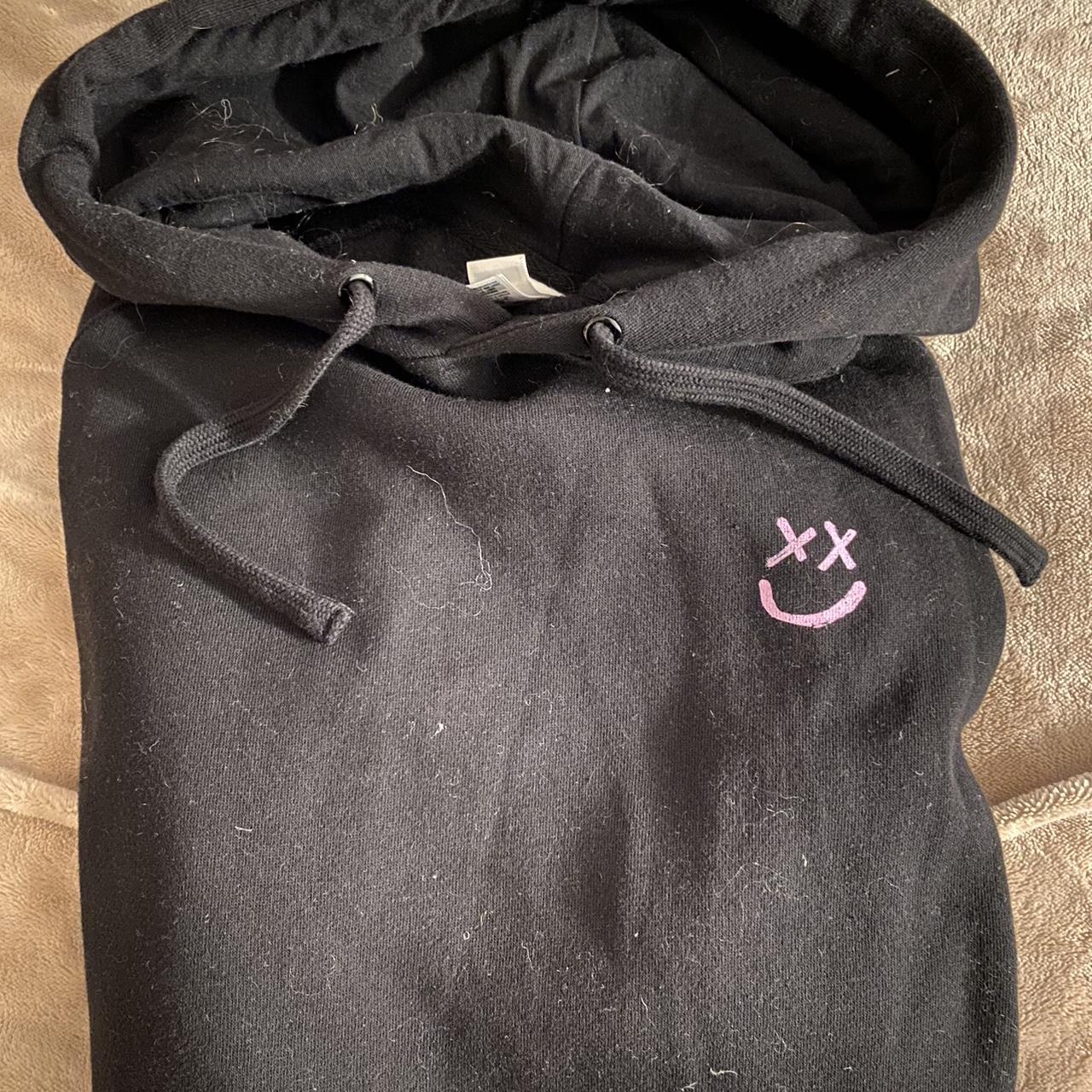 Louis Tomlinson Walls Hoodie pink wording Never... - Depop