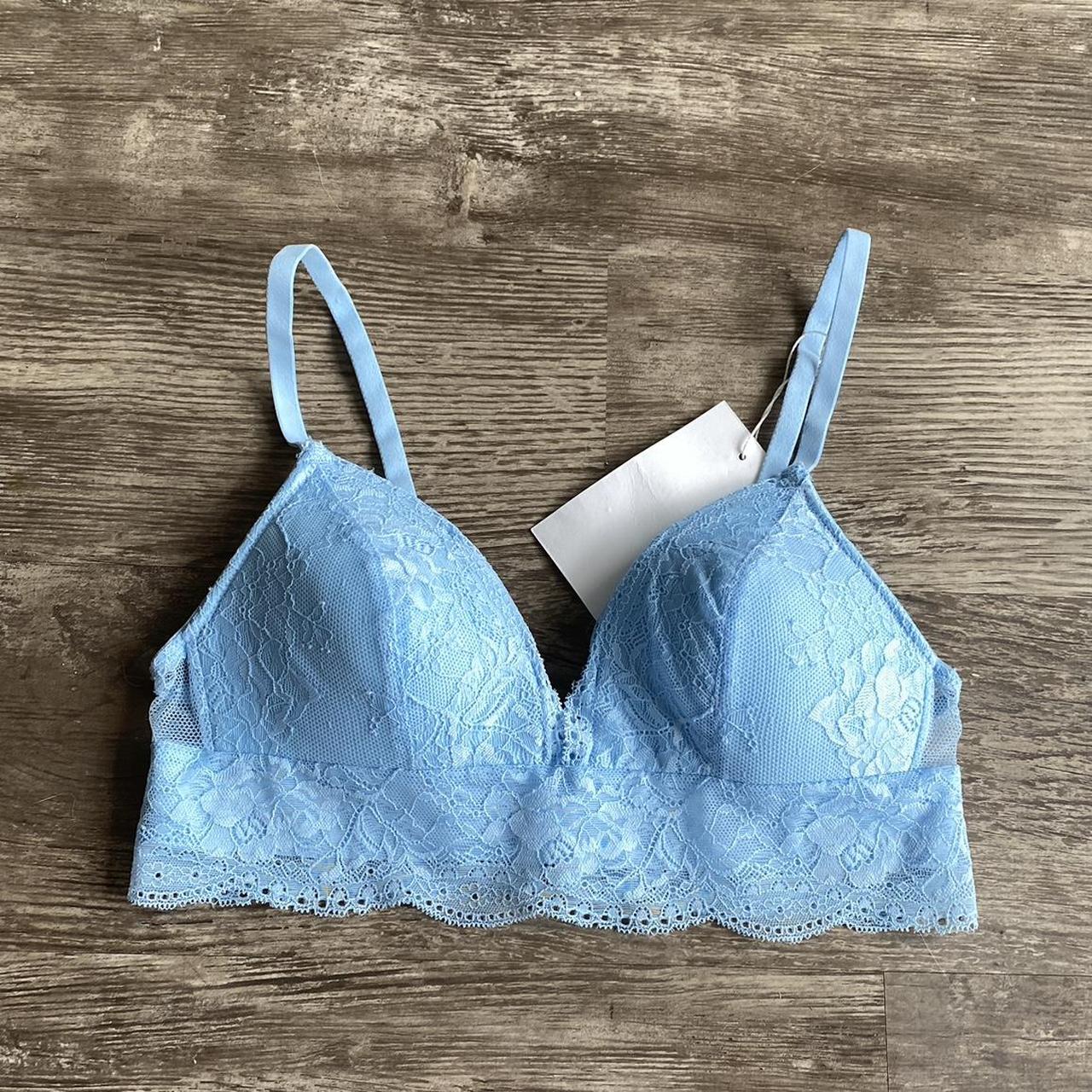 Review Women's Blue Bra | Depop