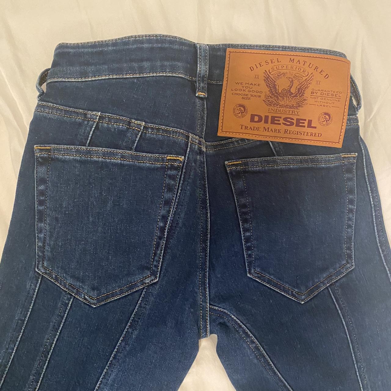100% authentic diesel skinny jeans. never worn. open... - Depop
