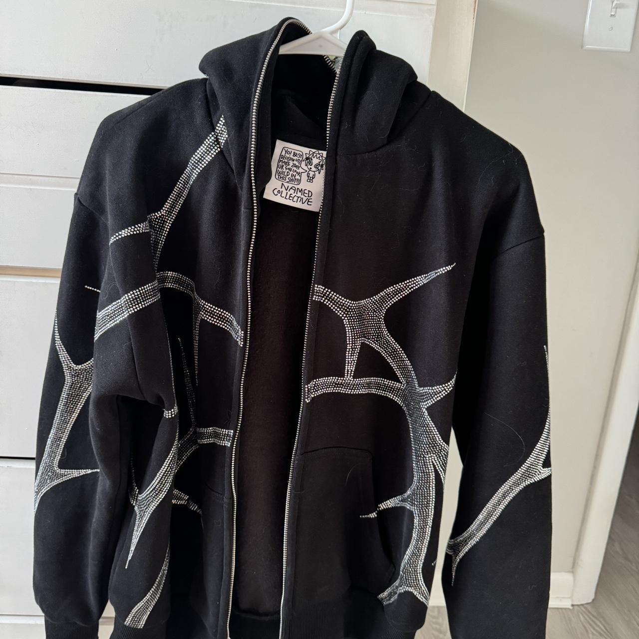 named collective hoodie barely worn - Depop