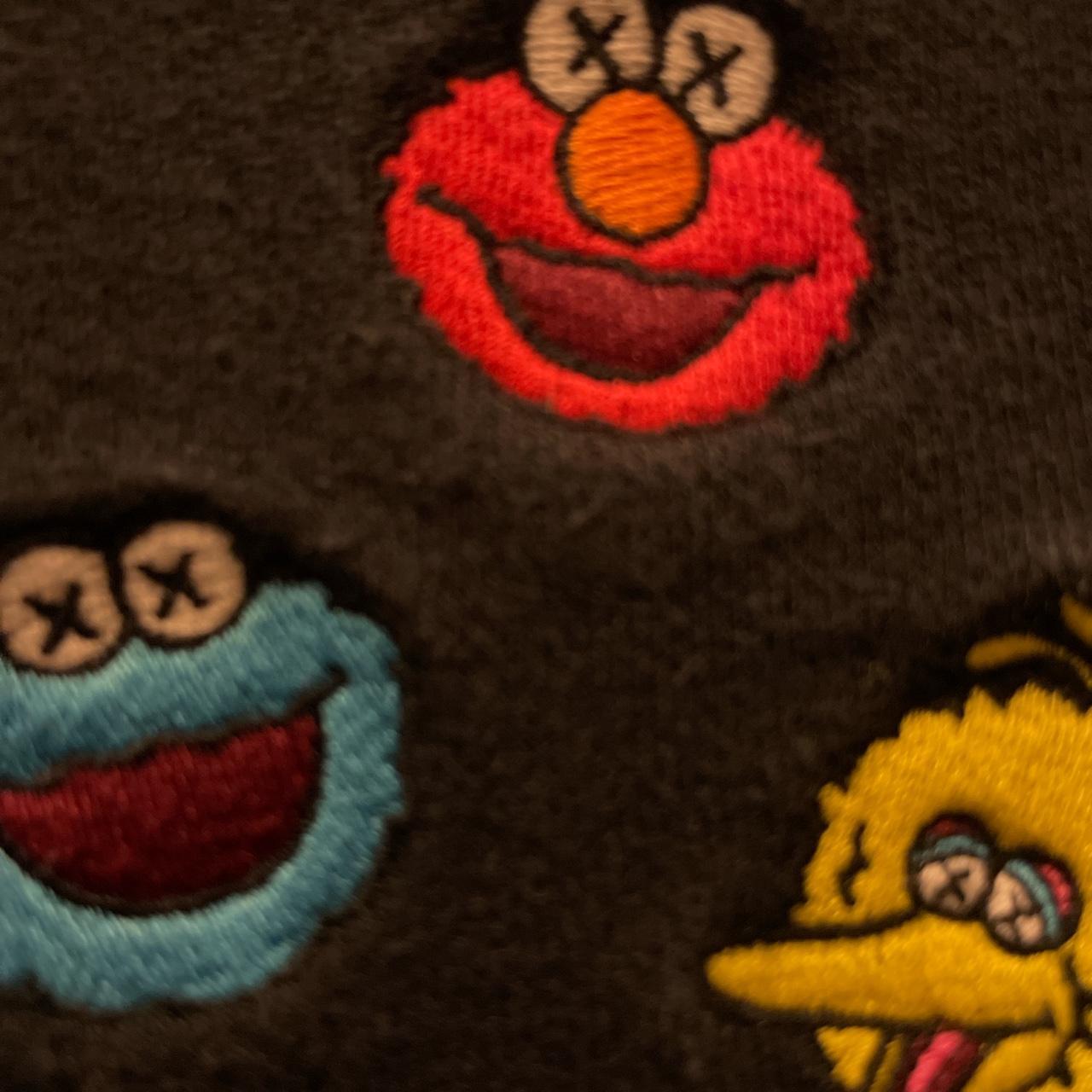 Kaws Crewneck Sesame Street Crewneck Sweater in a... - Depop