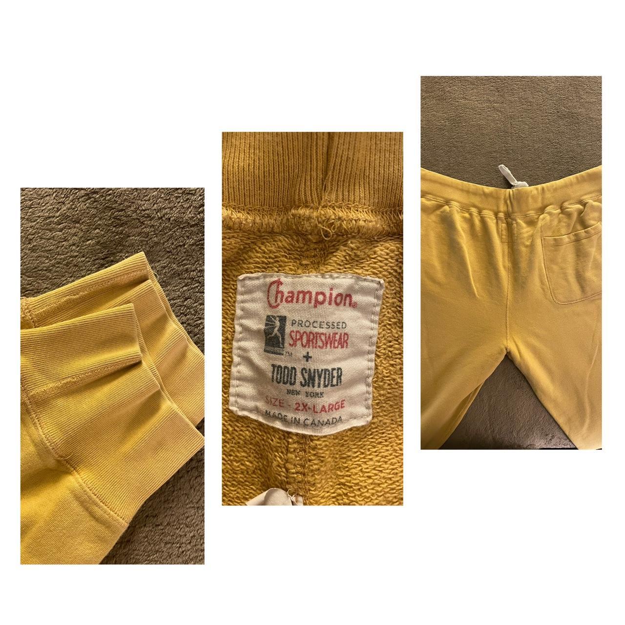 Todd Snyder Men's Yellow Joggers-tracksuits | Depop