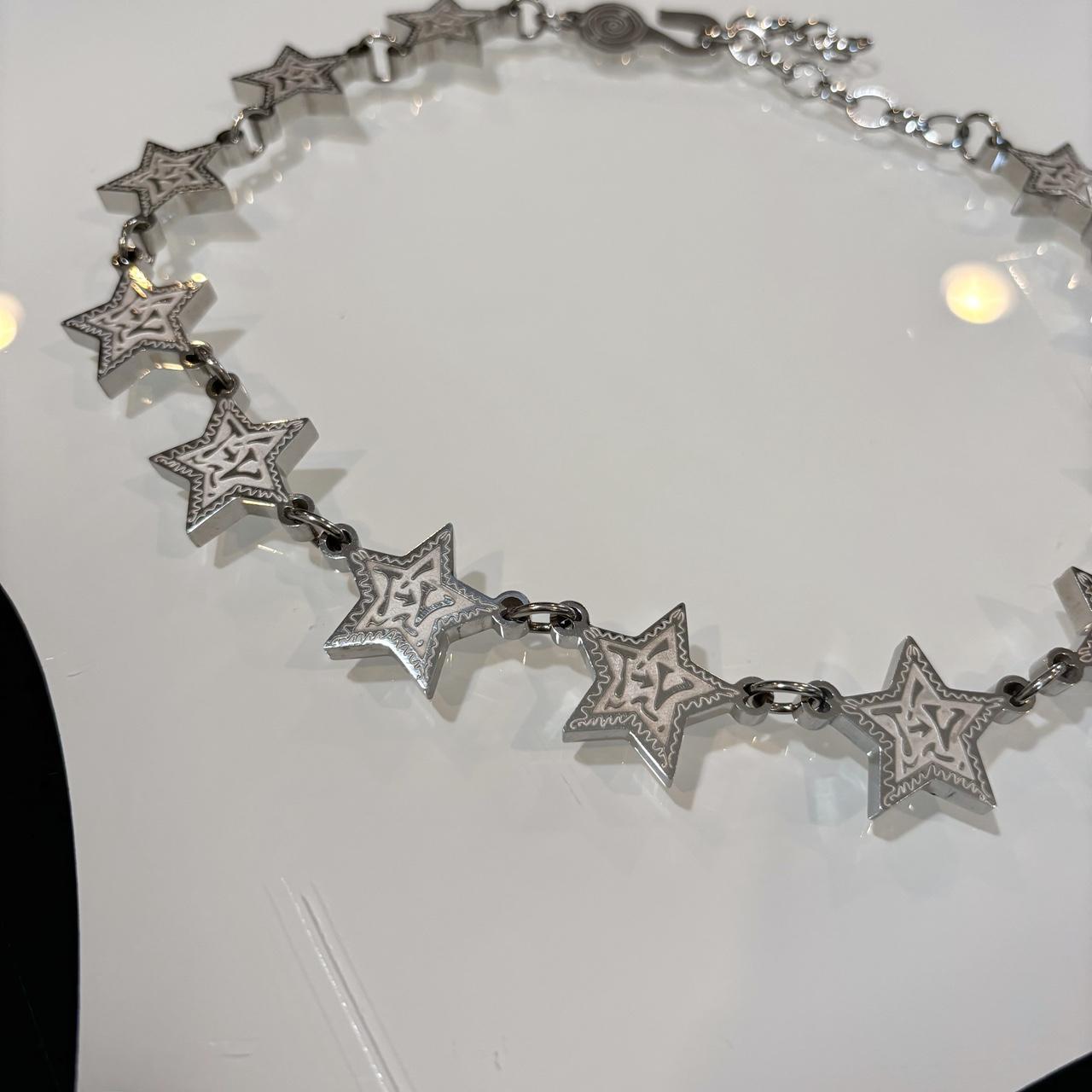 star necklace by tunnel vision cute but stars are... - Depop