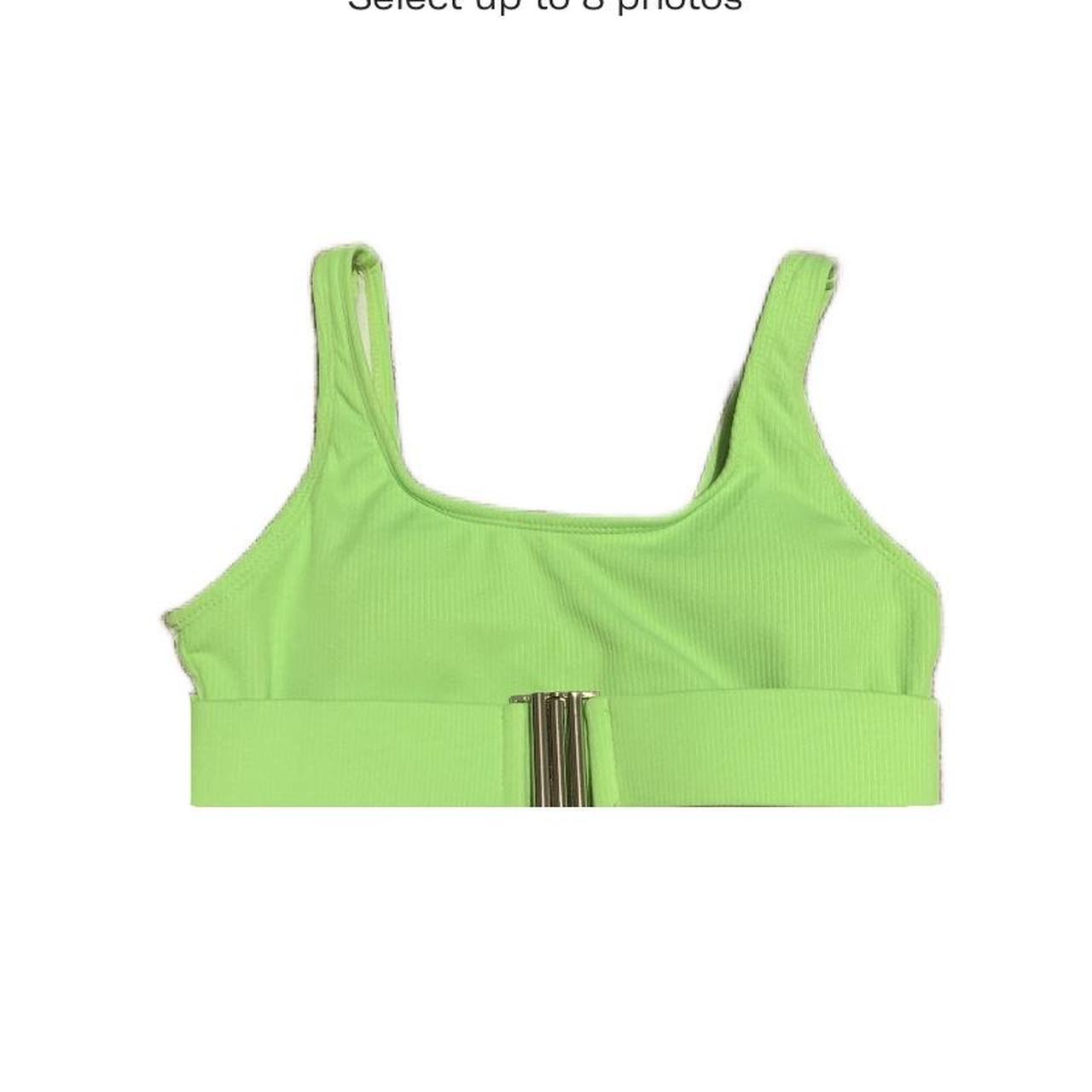 Lime Green Festival Rave Bikini Top Women’s size... - Depop