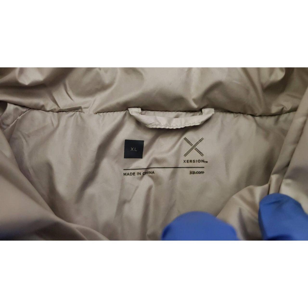 Xersion Jacket Women XL Puffer Vest Down Cream White... - Depop