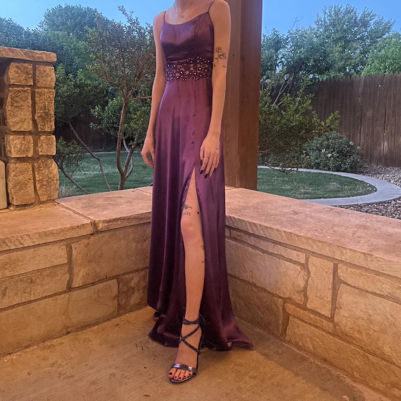 Purple Dillard’s Prom Dress my first prom dress! I... - Depop
