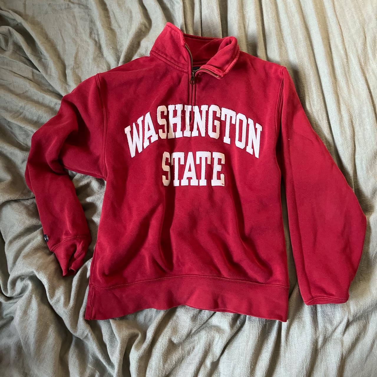 washington state quarter zip hoodie - Depop