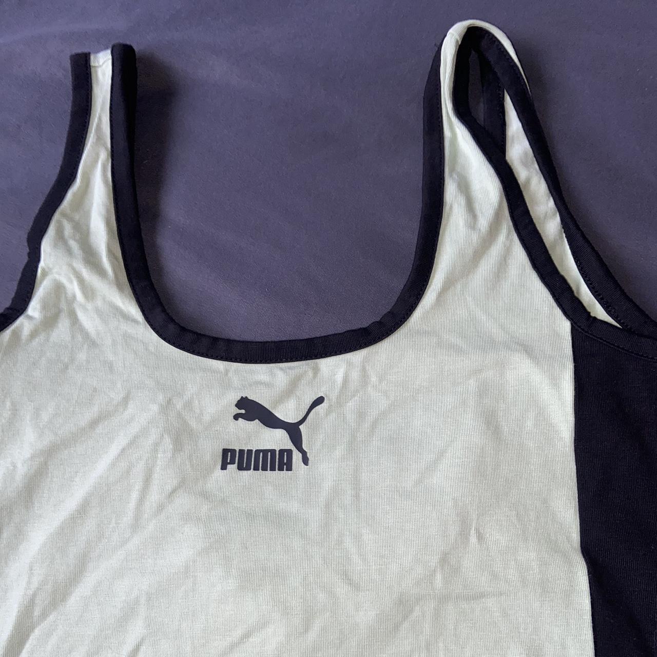 Puma green bodysuit - Depop