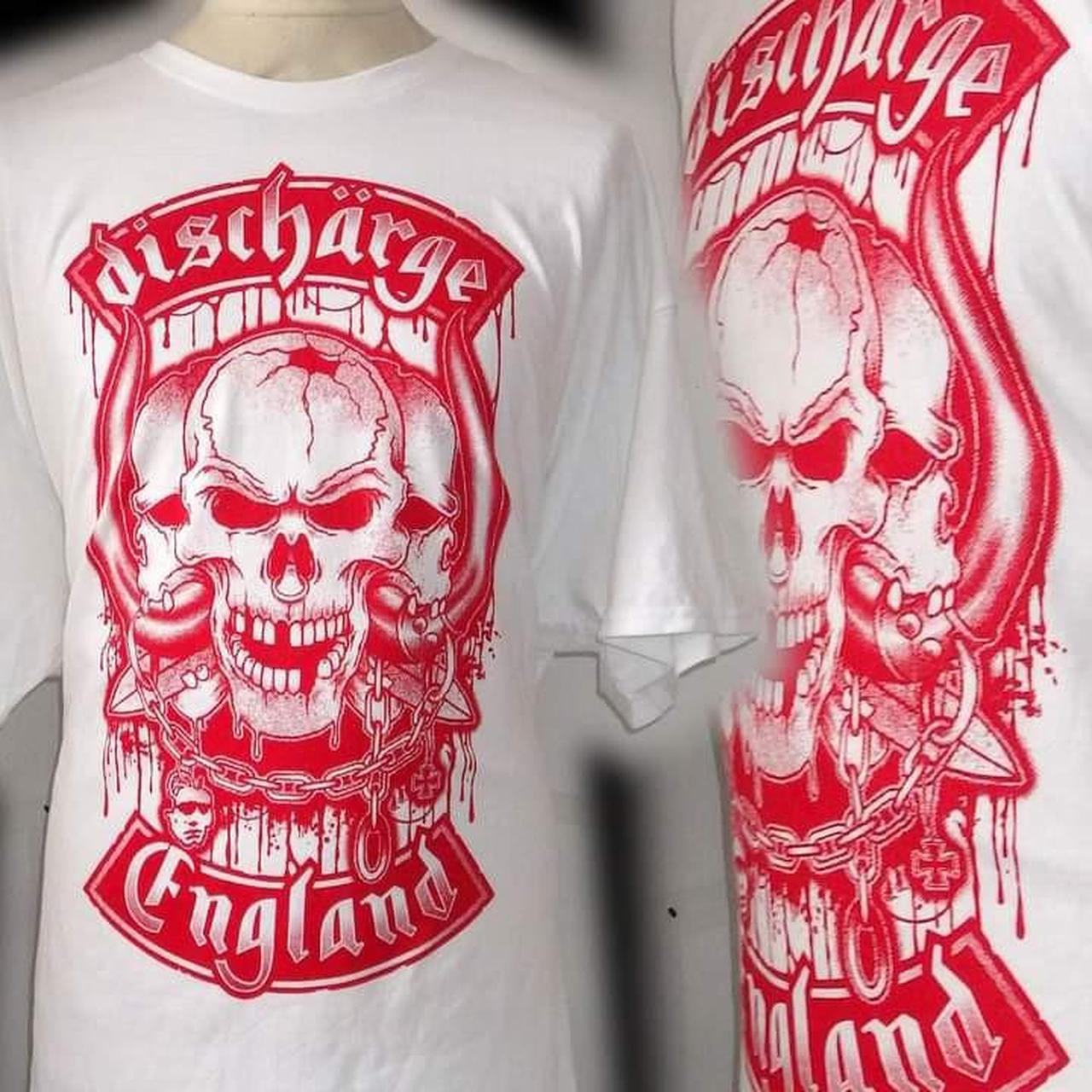 New DISCHARGE PUNK rock SKINHEAD tshirt - Depop