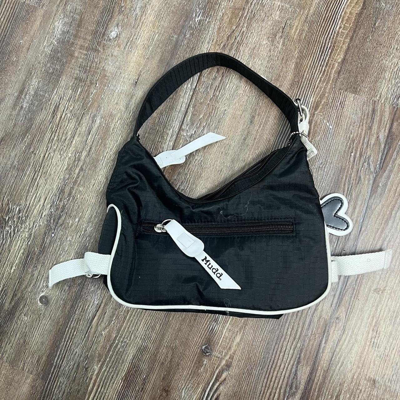 Vintage Black and White Mudd Purse #vintage #mudd... - Depop