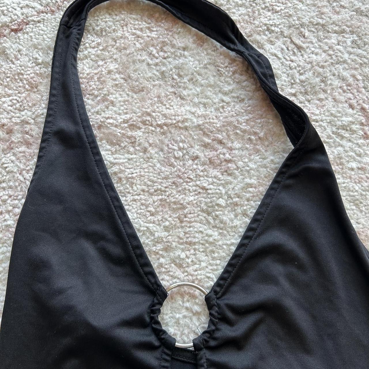 H&M black mini clubbing dress🖤 Halter top with a... | Depop