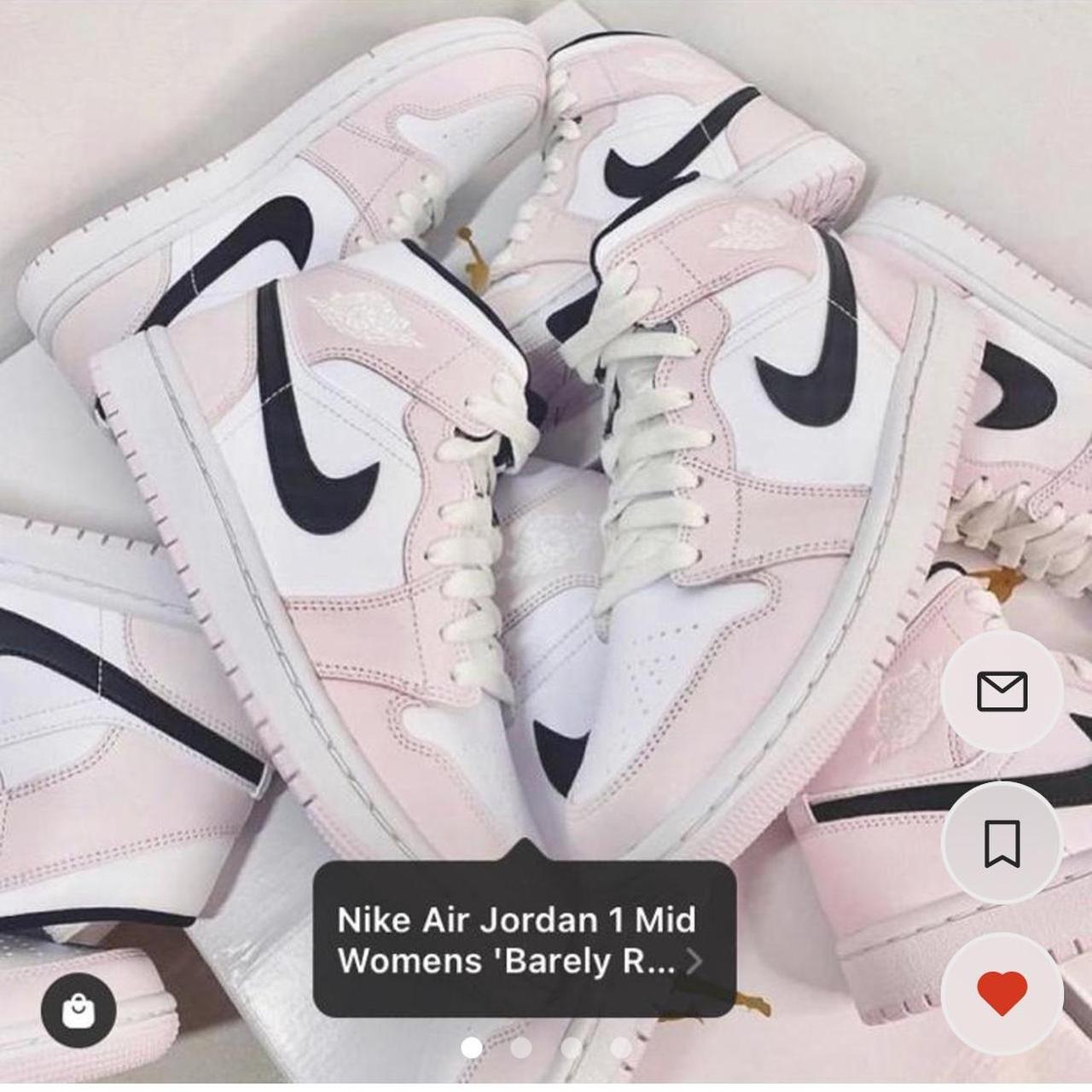 Brand new Nike Air Jordans 1 in ‘Barely Rose’ In... - Depop