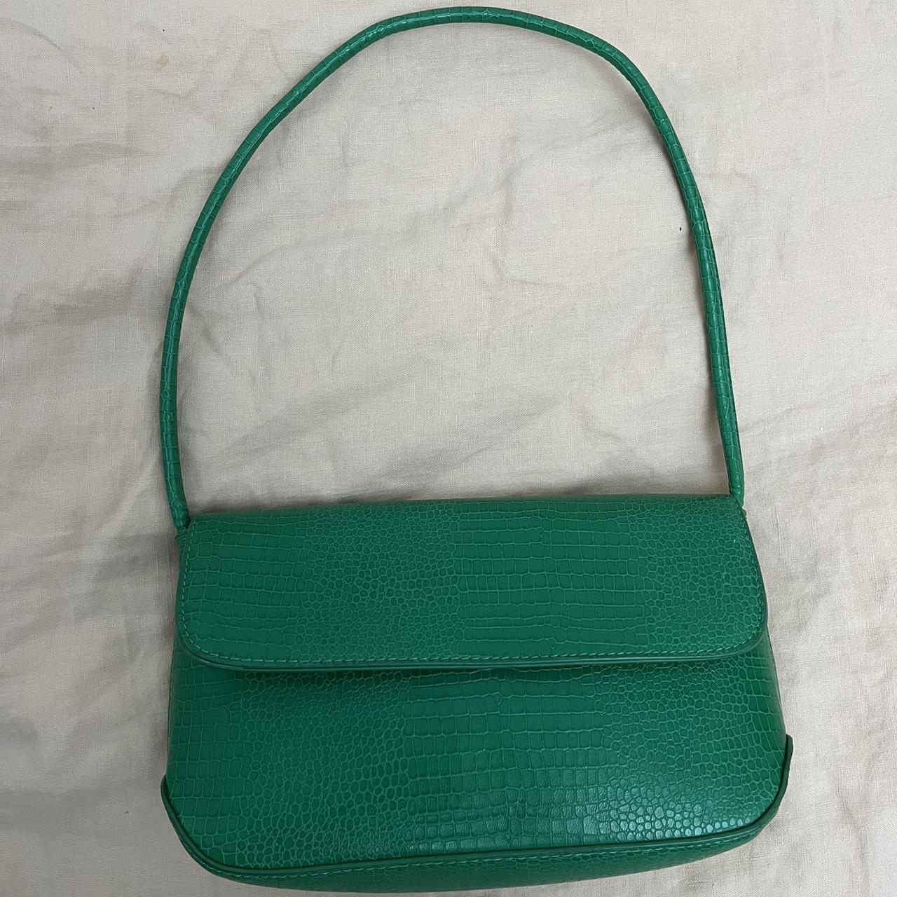 Glassons green croc mini bag Perfect condition,... - Depop