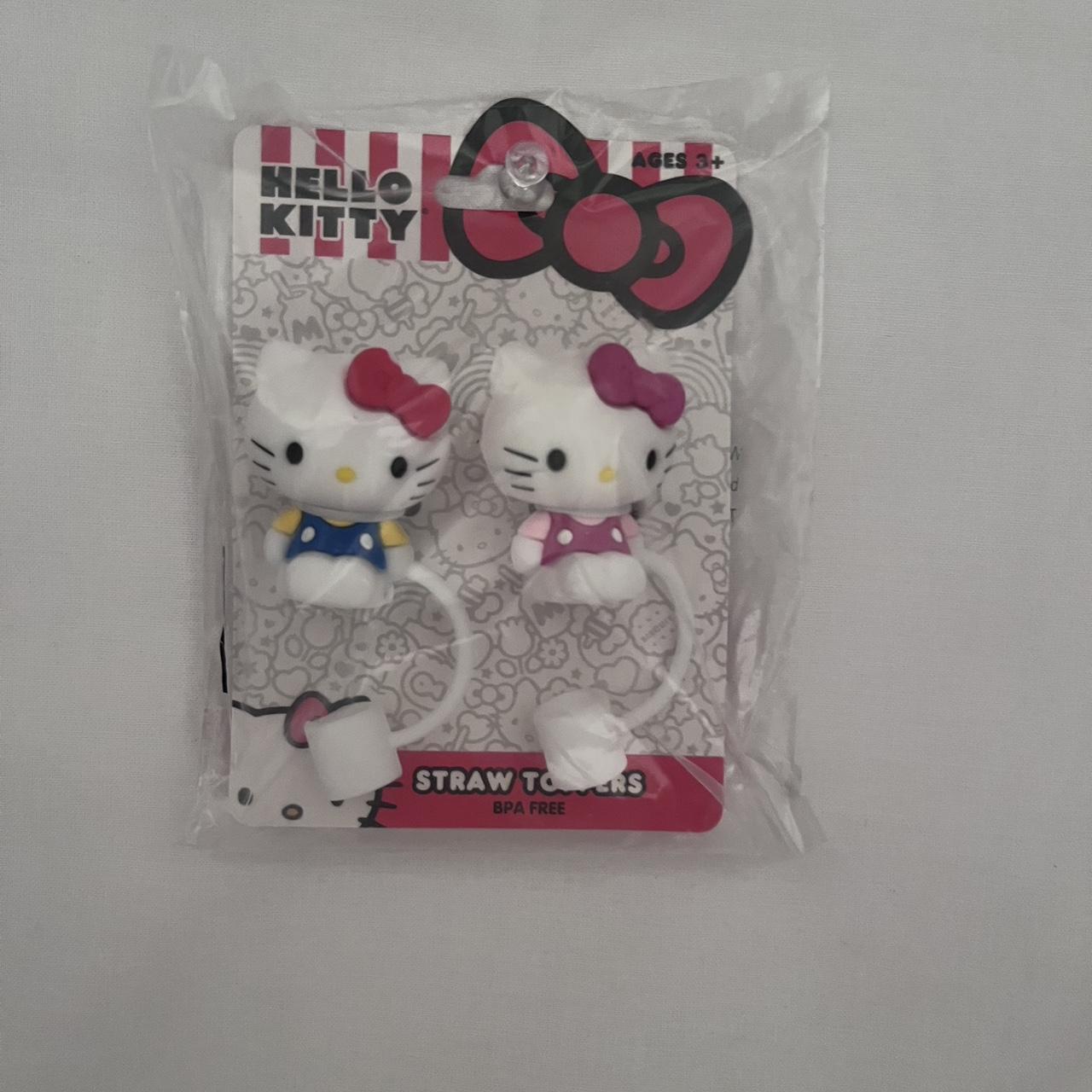 Hello Kitty straw toppers - set of 2 #Sanrio #Kawaii | Depop