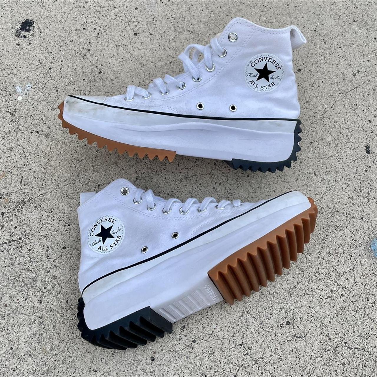 Chuck Taylor all star run hike high top platform... - Depop
