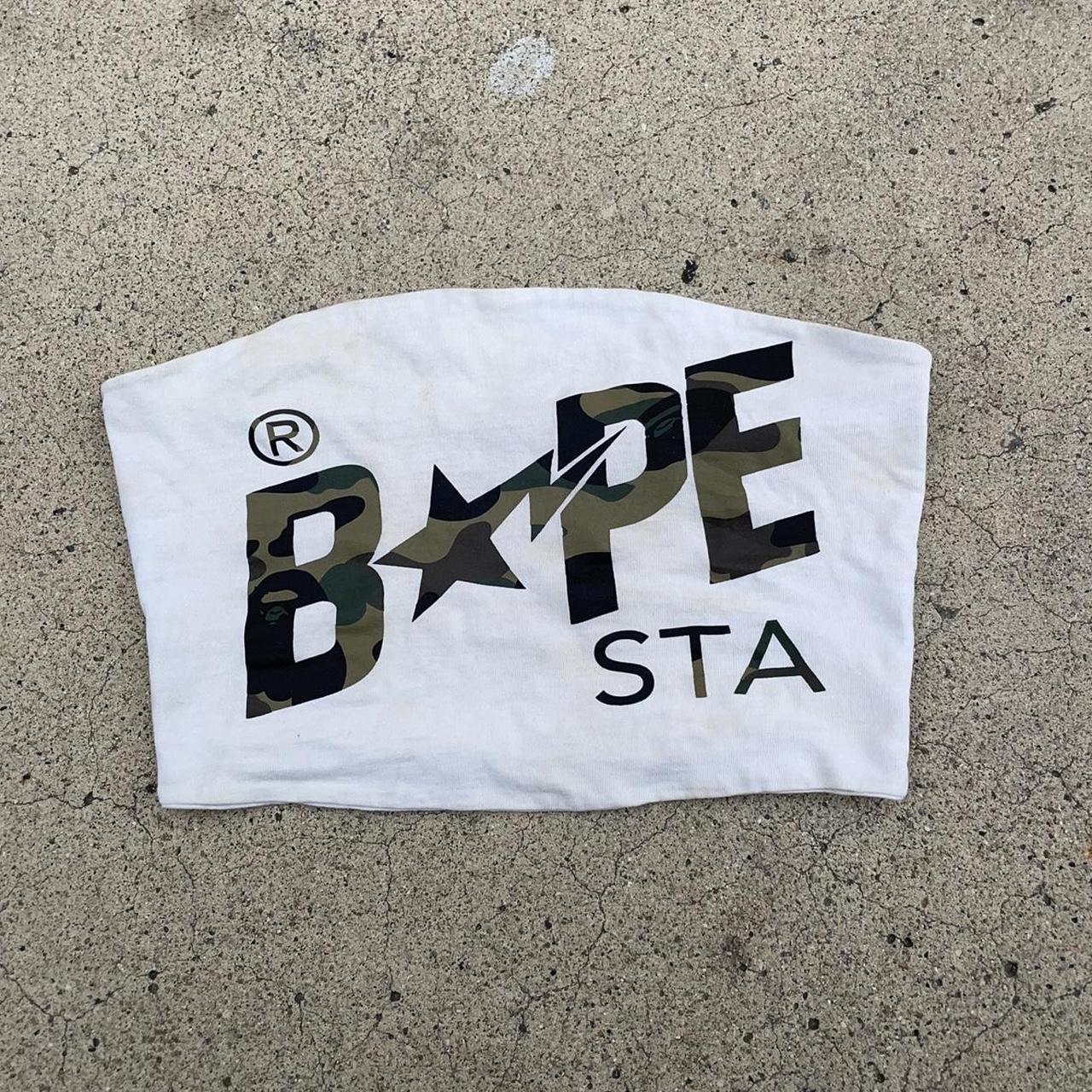 Bape Star reworked upcycled tank top Size... - Depop