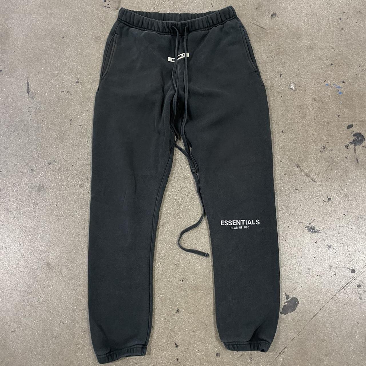 Essentials Men's Black Joggers-tracksuits | Depop